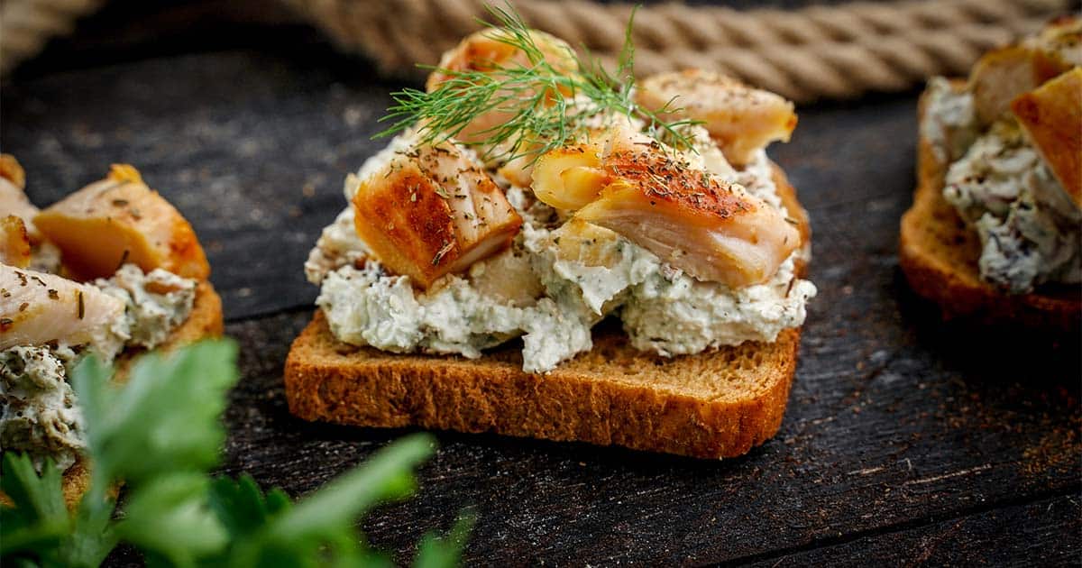 Chicken Blue Cheese Apple and Walnut Sandwich - Picnic Tale