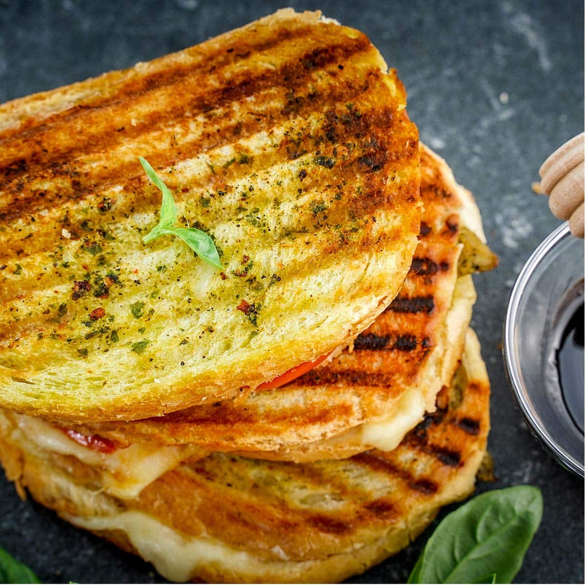 Chicken Caprese Panini - Picnic Tale