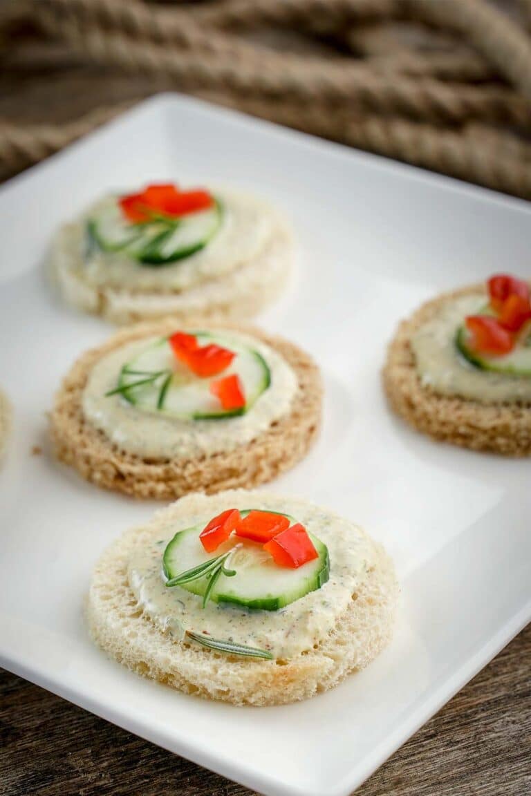 Cucumber Canapes - Picnic Tale