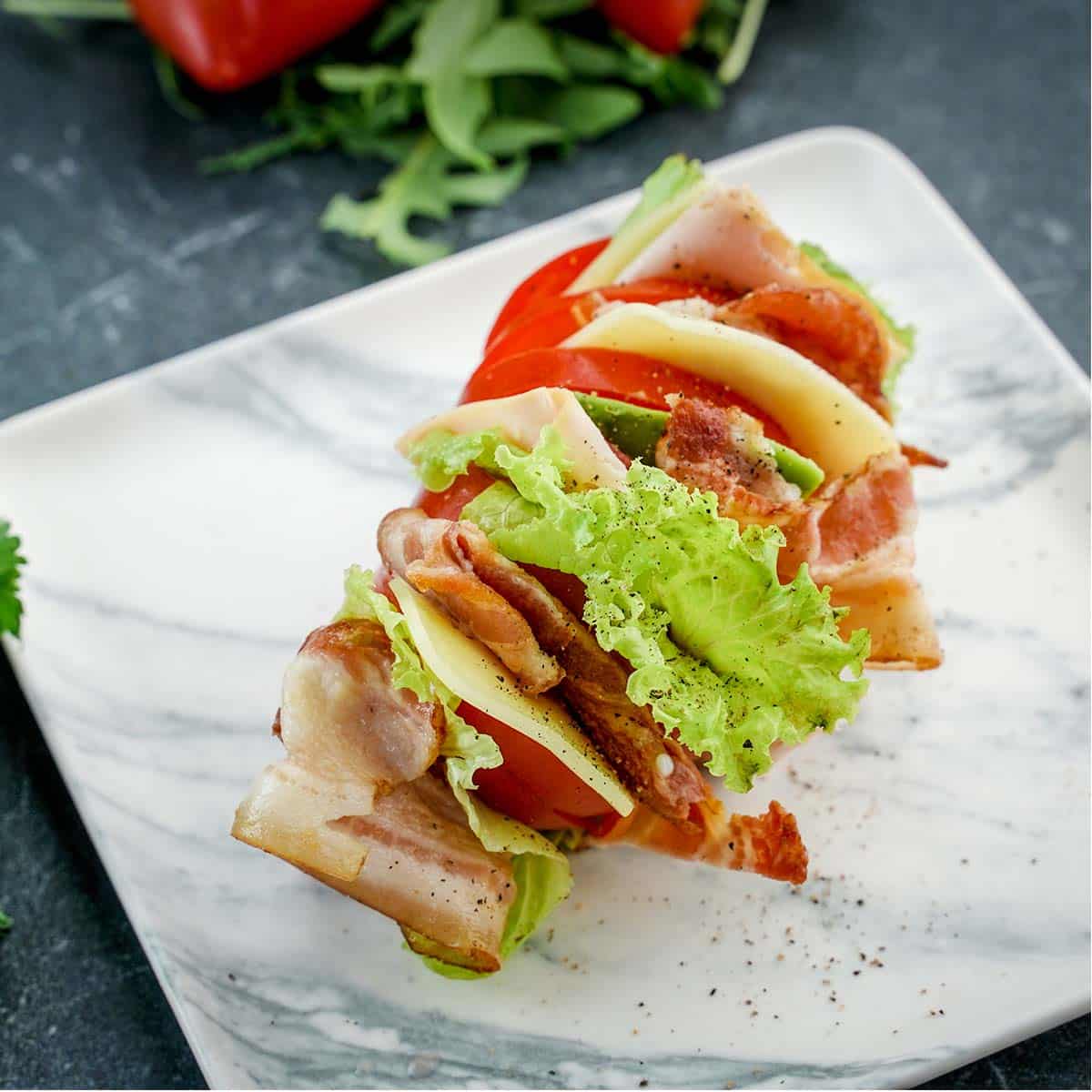 Hasselback Tomato Clubs - Picnic Tale