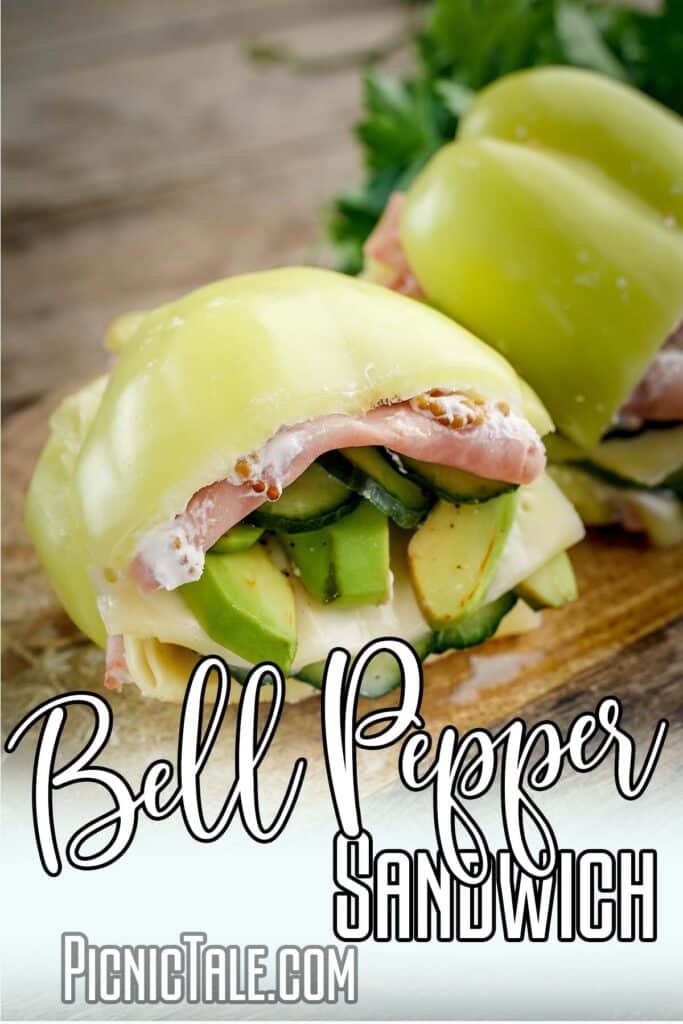 Bell Pepper Sandwich - Picnic Tale