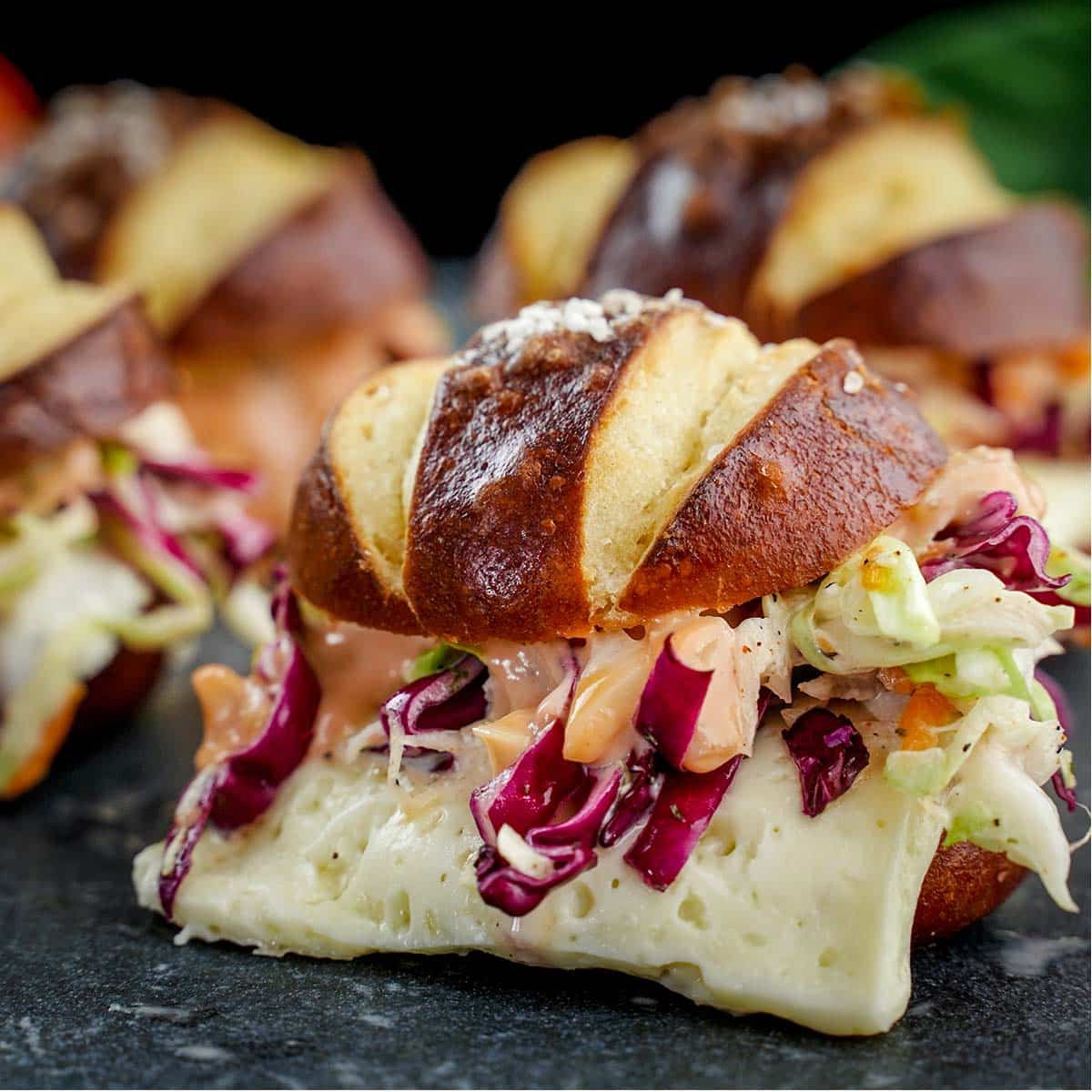 Coleslaw Swiss Cheese Melt - Picnic Tale