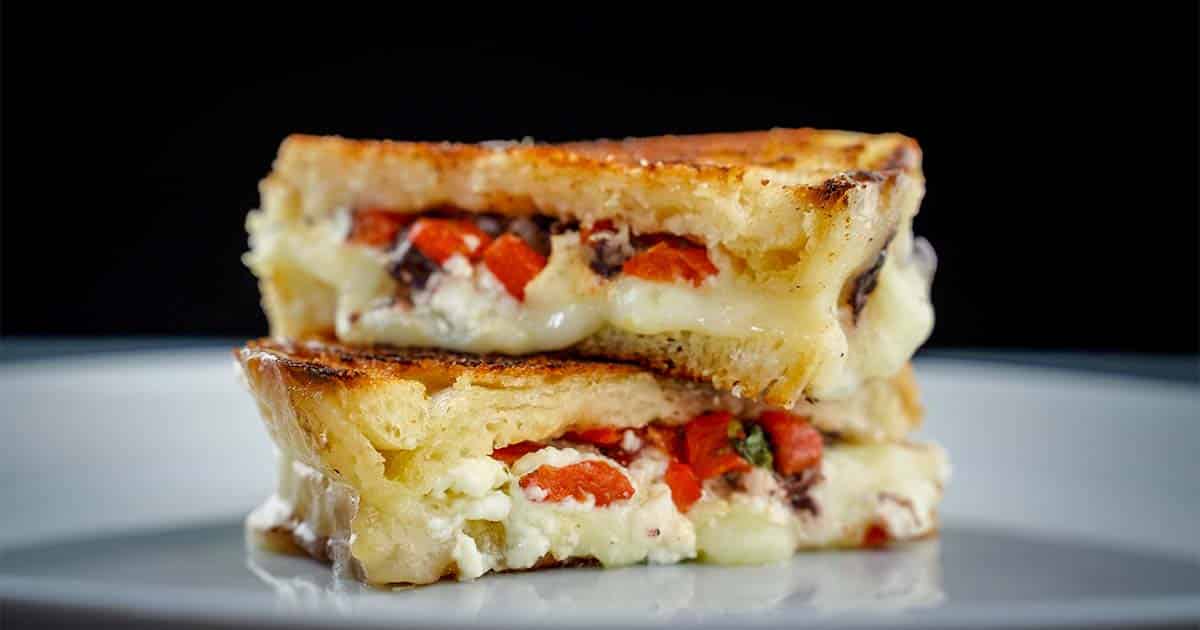 Greek Grilled Cheese Sandwich - Picnic Tale
