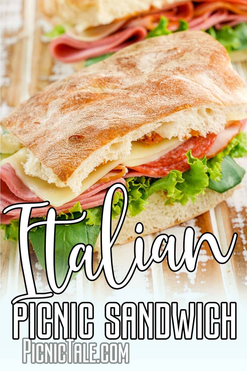 Italian Picnic Sandwich - Picnic Tale